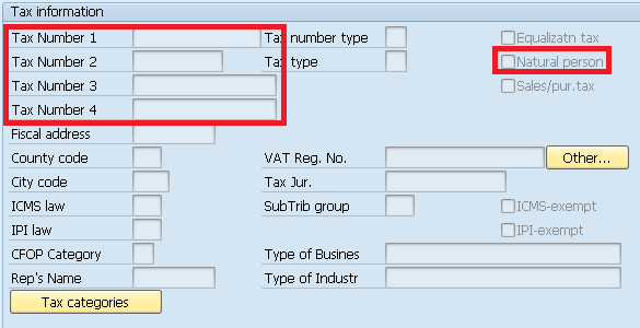 Tax Number Duplicity Restriction (CNPJ, CPF, State Inscription) – SAP ...