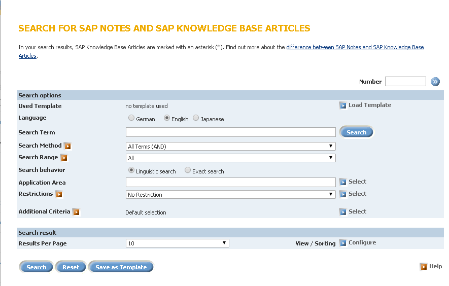 Classic SAP OSS Notes Search – SAP Blog, SAP BRAZIL, SAP S/4HANA and more…